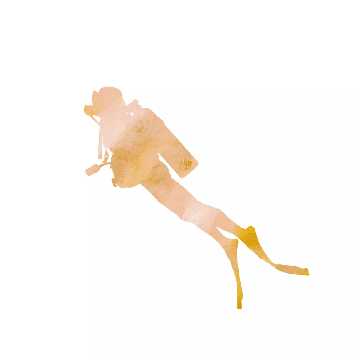 SCUBA Collection – Stick Figure Fish Illustration